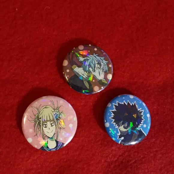 Handmade | Accessories | Handmade Anime My Hero Academia Button Pins ...